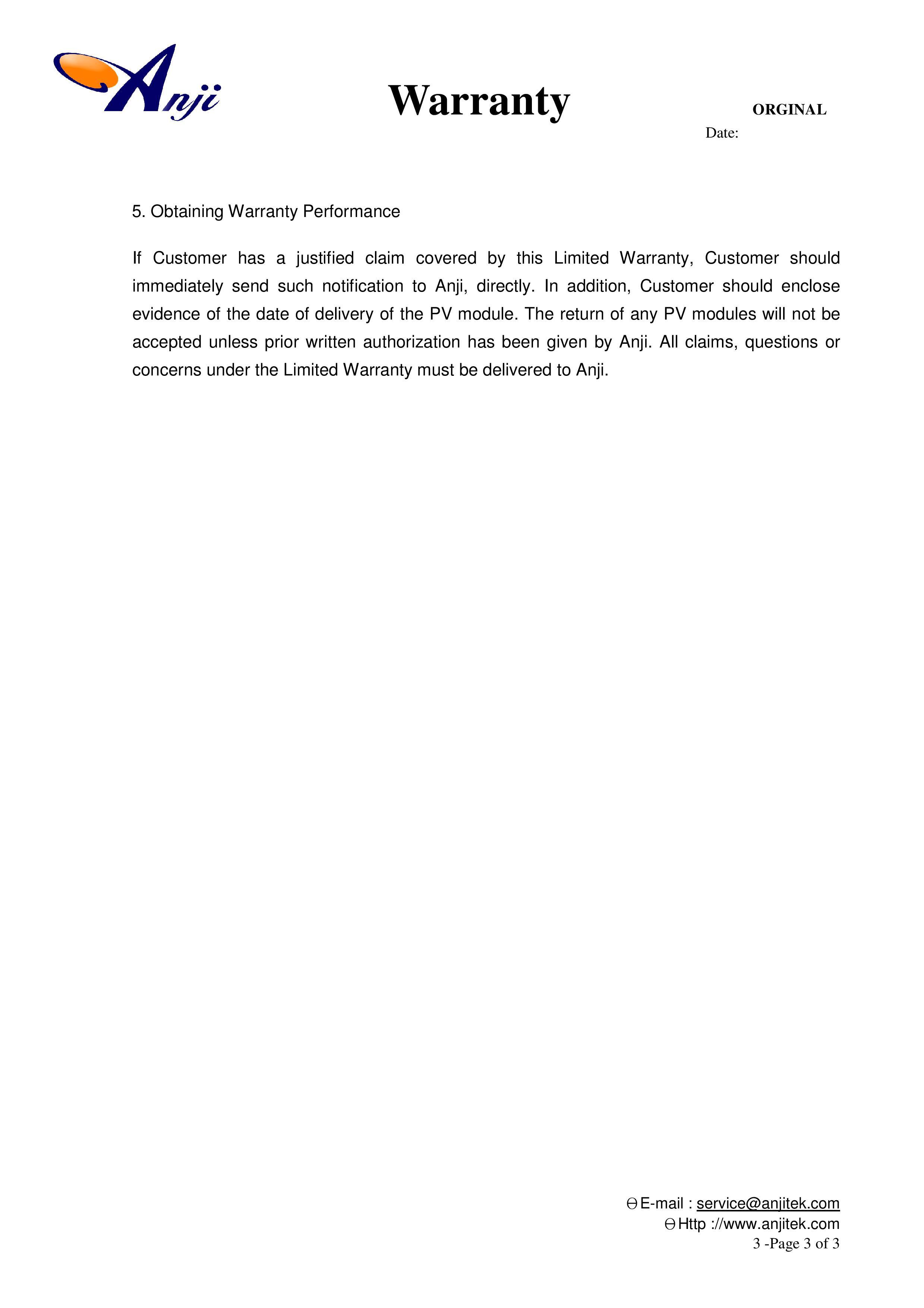 Warranty_5Y_Page_3 - ANJI TECHNOLOGY